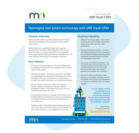 Mri Vault Crm Software That Puts People First Download Data Sheet Now Mri Software Au Mri Vault Crm Software That Puts People First Download Data Sheet Now Mri Software Au