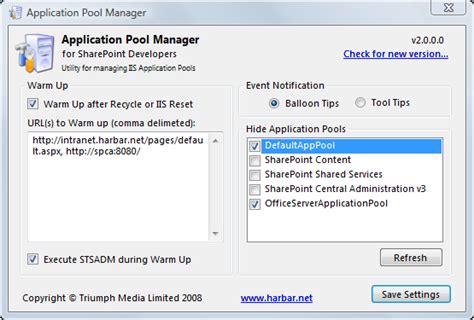 Application Pool Recycle Utility For Sharepoint Developers Itramblings