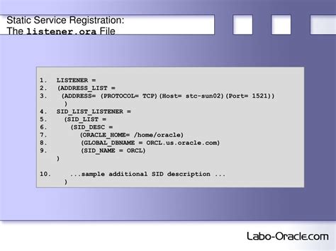 Ppt Basic Oracle Net Server Side Configuration Powerpoint Presentation Id4536739