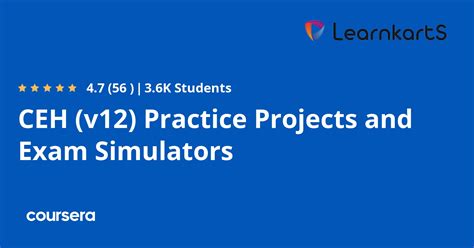 Ceh V12 Practice Projects And Exam Simulators Coursera