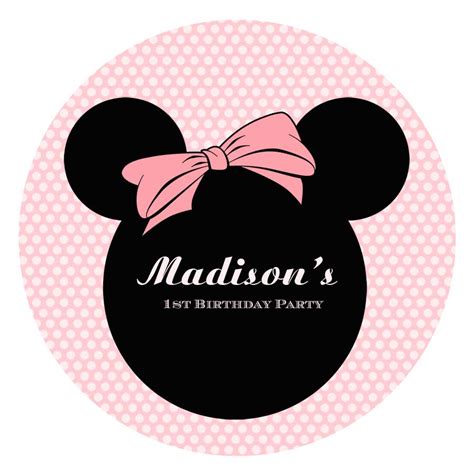 Minnie Mouse Cake Template