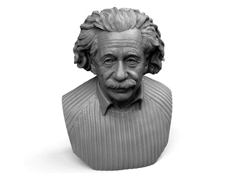 Albert Einstein 3d Model 3d Printable Cgtrader