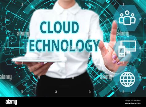 Text Caption Presenting Cloud Technology Word Written On On Demand Availability Of Computer
