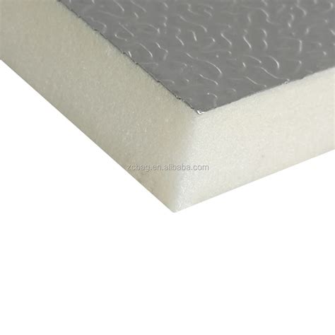 Customized Rigid Polyisocyanurate Insulation Foam Aluminum Foil Pir Foam Board For Building
