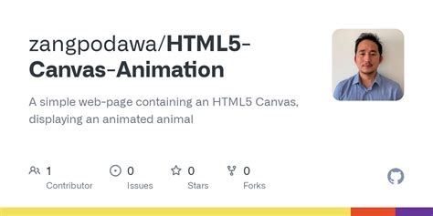 github zangpodawa html5 canvas animation a simple web page containing an html5 canvas