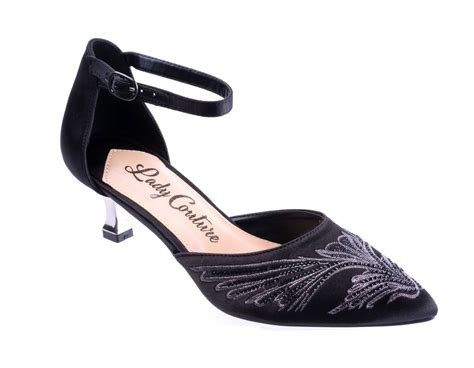 Lady Couture Kate Instep Strap Embroidered Pump Belk