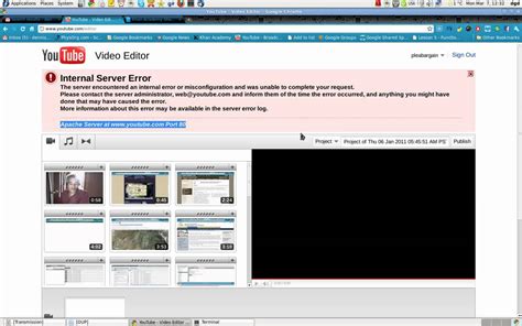 Youtube Server Error In Video Editor Where S The Search Tool In Youtube Video Editor YouTube