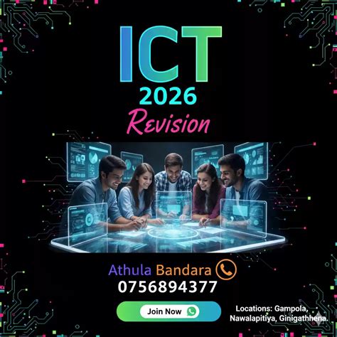 2026 Ict Revision Class Information Technology Al Technology