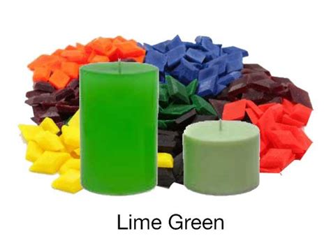 Candle Dye Chip Lime Beautyquip