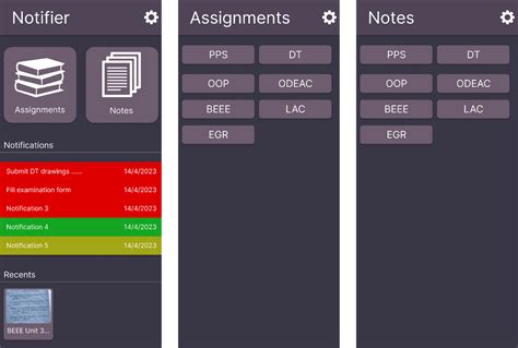 Simple School Notification And Task Assignment App Figma Simple School Notification And Task Assignment App Figma