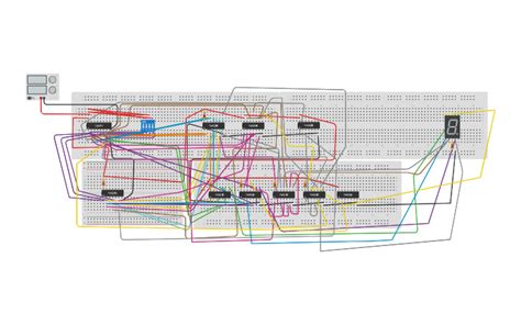 Circuit Design Bcd To 7 Segment Display Tinkercad