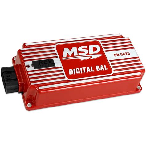 Msd Ignition 6al Digital Ignition Control W Rev Limiter Red