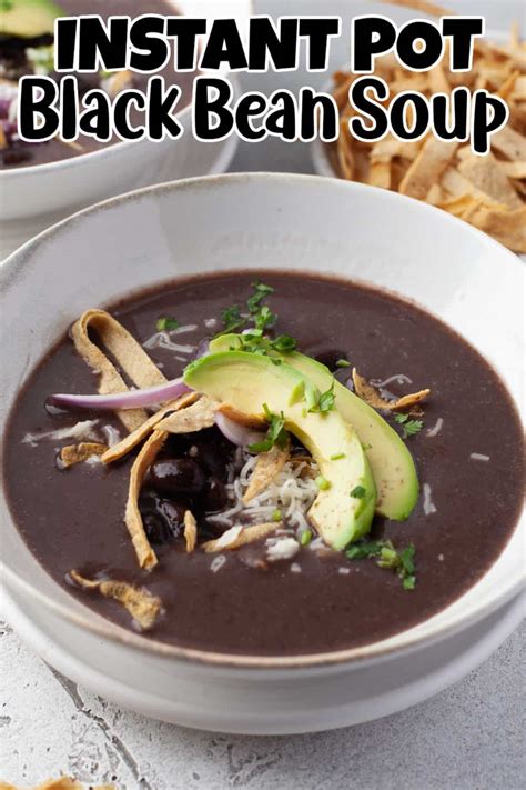 Black Bean Soup Instant Pot Vegan At Mary Bevis Blog