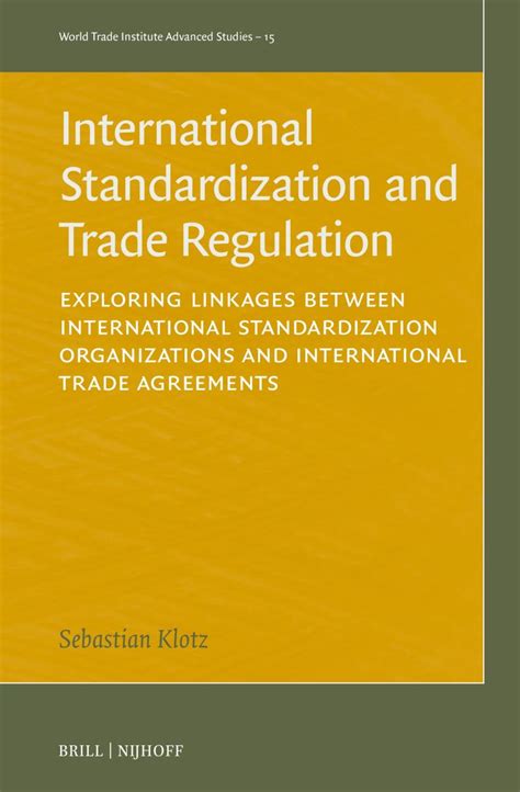 International Standardization And Trade Regulation World Of Shipping