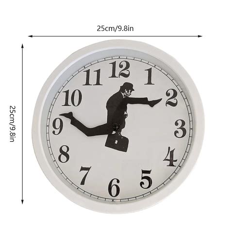 Ministry Of Silly Walk Clock British Comedy Inspired Funny Clock For