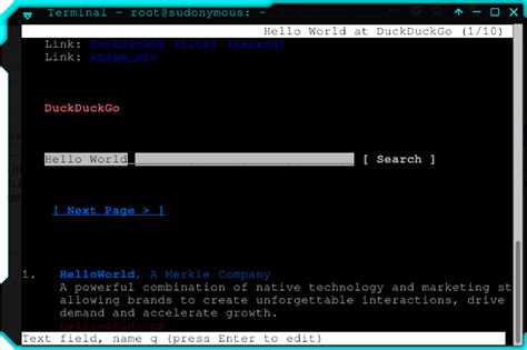 how to browse internet via linux terminal fosslicious
