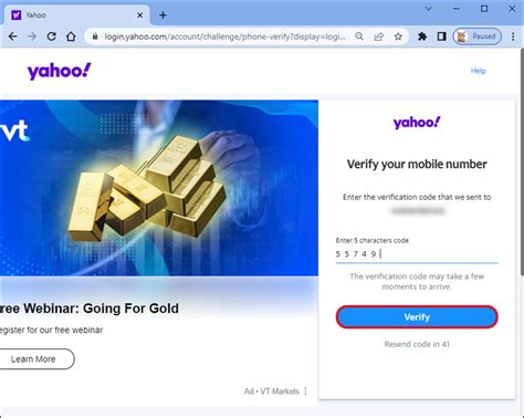 Yahoo Mail Sign Up Registration