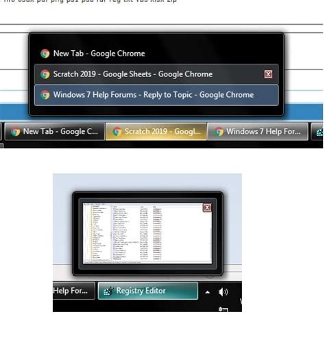 Taskbar Thumbnail Previews Enable Or Disable Page 4 Tutorials
