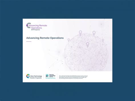 Advancing Remote Operations Playbook