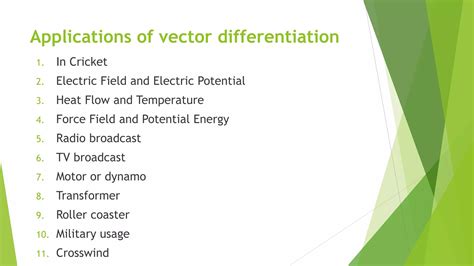 Practical Use Of Vector Differentiation Pptx