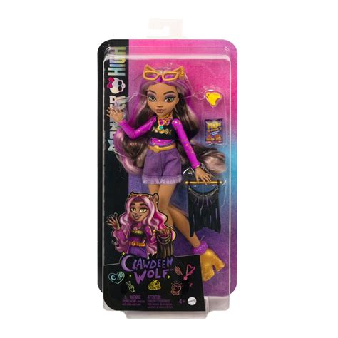 Кукла Монстр Хай Клодин Вульф Бюджетная 3 е поколение 2022 Monster High Day Out Clawdeen