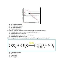 AP Bio Unit Quiz By The BEST Biology Resources TPT