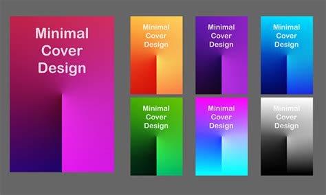 최소한의 현대적인 커버 디자인 동적 다채로운 그라데이션 미래의 기하학적 패턴 포스터 템플릿 벡터 디자인입니다 0명에 대한 스톡 벡터 아트 및 기타 이미지 Istock