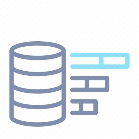 Chart Data Database Processing Server Statistic Storage Icon