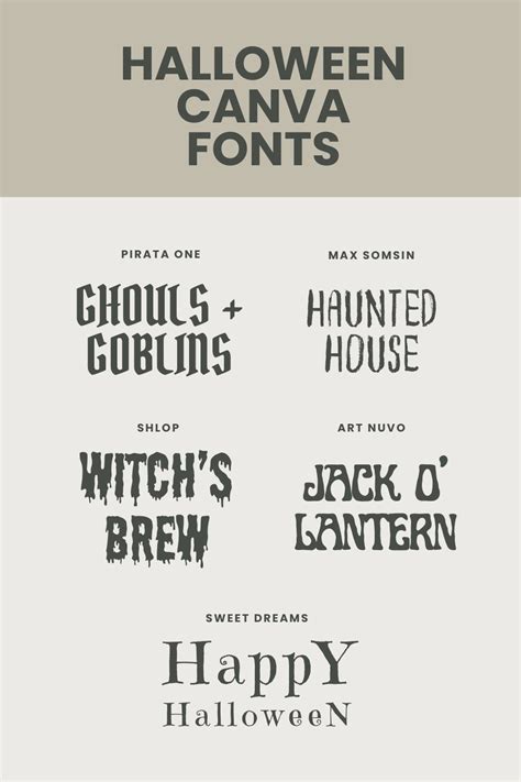 Spooktacular Canva Halloween Font Ideas To Cast A Spell On Your Designs