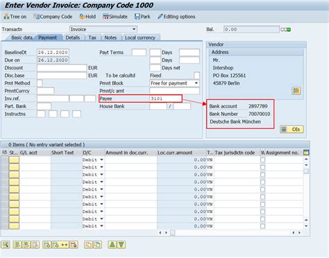 Alternative Payee Vs Alternative Payee In Docum Sap Community
