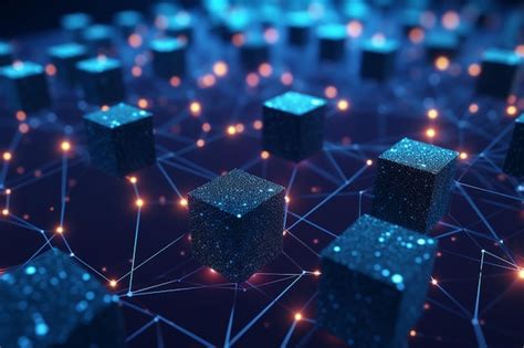 Premium Photo Abstract Illustration Of Interconnected Generative Ai