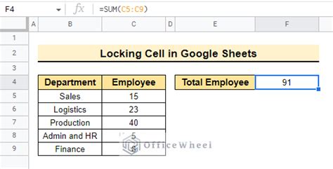 How To Lock Cells With Formula In Google Sheets With Easy Steps
