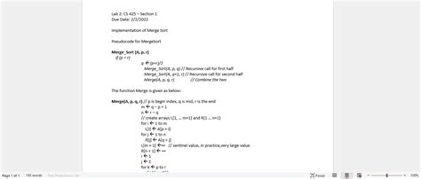Solved Lab 2 Cs 425 Section 1 Due Date 222022