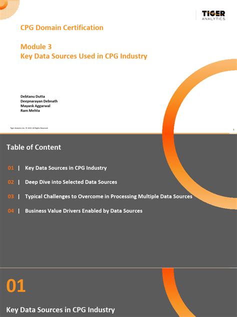 Module 3 Cpg Data Landscape Pdf Retail Brand