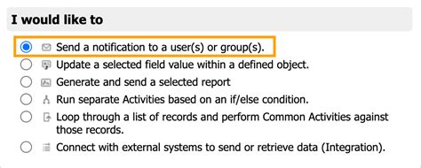 Workflow Activities Help Center