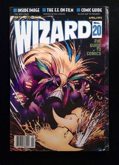Wizard The Comics Magazine 20p Wizard Comics 1993 Vf Newsstand