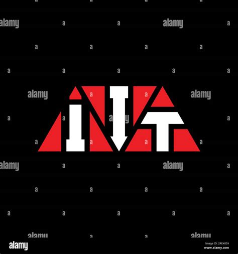 Iit Triangle Letter Logo Design With Triangle Shape Iit Triangle Logo Design Monogram Iit