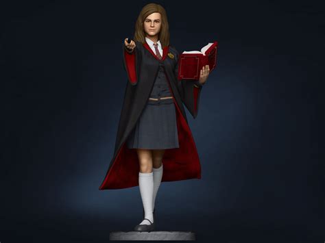 Hermione Granger 3d Print Fan Art 180mm Modelshack