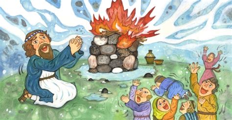 { 동화일러스트 } 성경동화 어린이 성경동화 엘리야 선지자 네이버 블로그