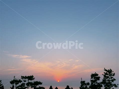 하늘 노을 해질녘 자연 Nature 사진이미지일러스트캘리그라피 어리작가