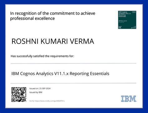 Roshni Kumari Verma On Linkedin Ibmcertified Dataanalytics