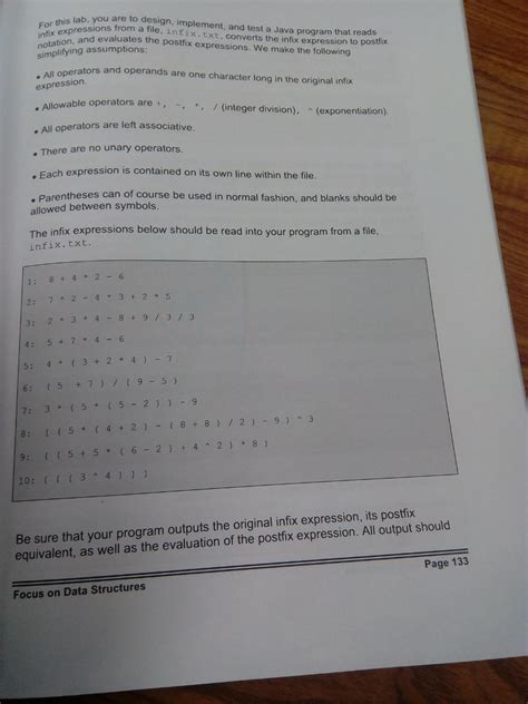 Solved Computer Lab Infix To Postfix Notation E Common Way