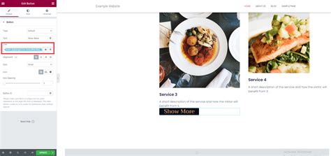 how to easily add anchor link in elementor engine templates