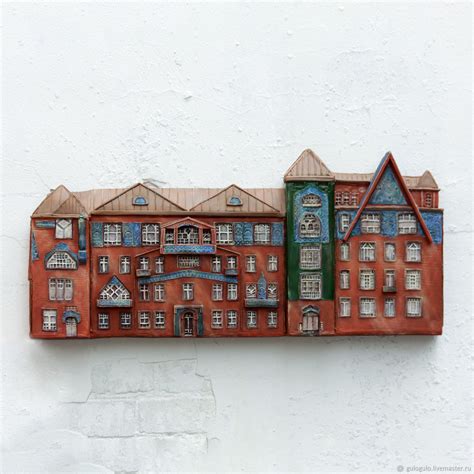 Панно "Дом Перцовой". Лепнина из полимерной глины в интернет-магазине ...