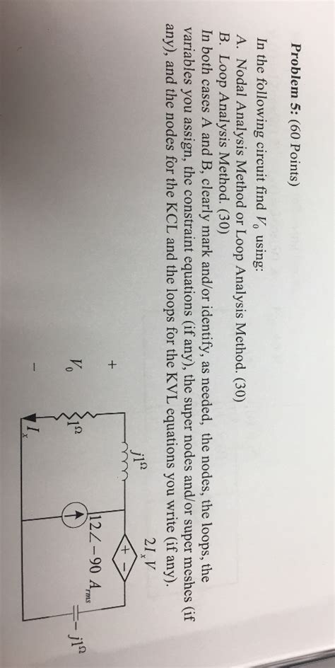 solved in the following circuit find v 0 using a nodal
