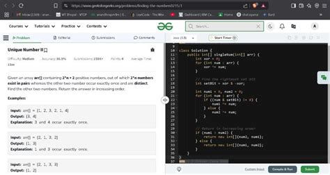 Drgviswanathanchallenge Codingchallenge Geeksforgeeks Datastructures Anand Hiremath