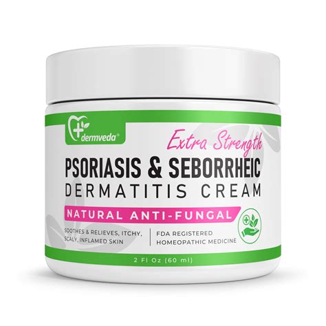 Dermveda Psoriasis And Seborrheic Dermatitis Cream Soothing Skincare For