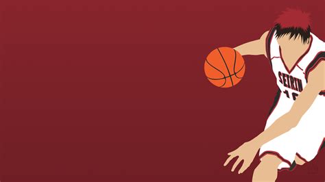 Download Taiga Kagami Anime Kurokos Basketball Hd Wallpaper By