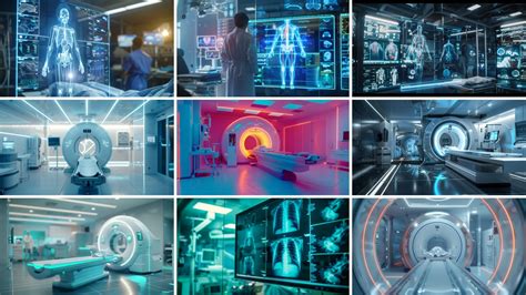 核磁共振医疗设备仪器ct扫描人体视频素材下载