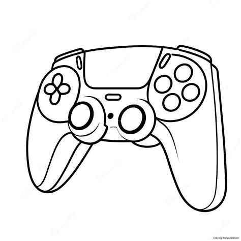 Ps5 Controller Coloring Page 28824 22778